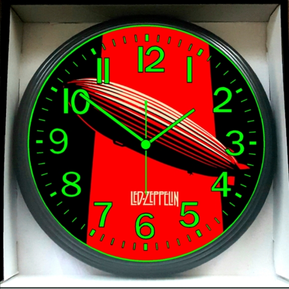 Wall Decor | Led Zeppelin Music Studio Lounge Glow In The Dark Wall ...